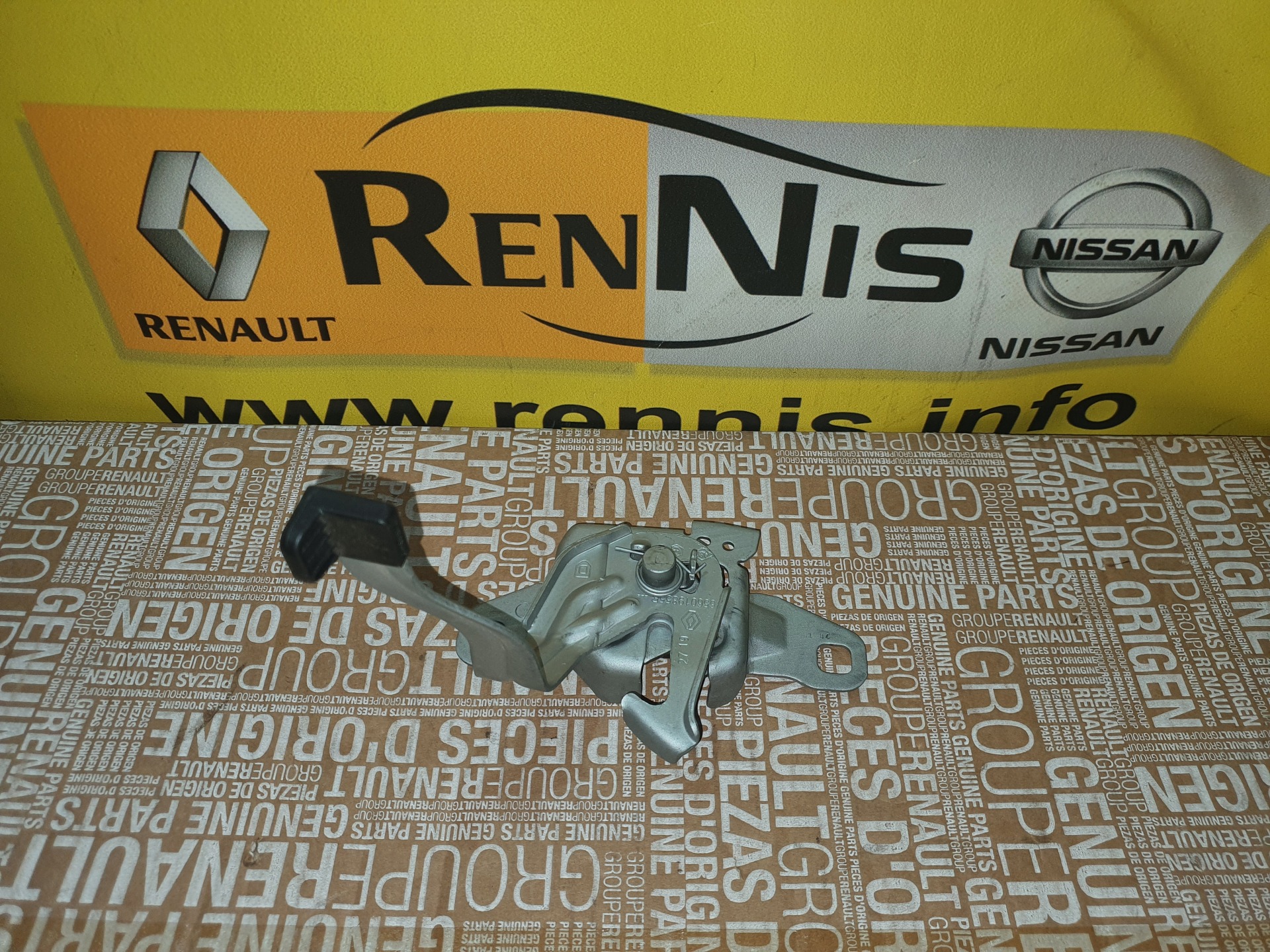 Рено Каптур замок капота новый оригинал 656019855R / 656018368R